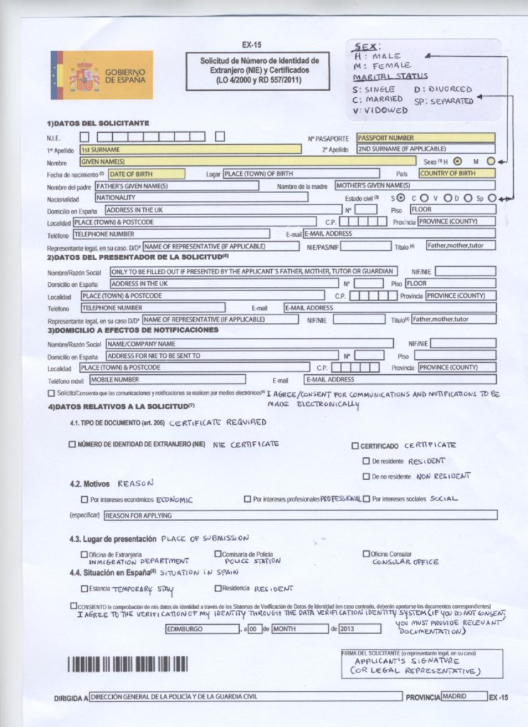 Obtaining a NIE in Tenerife - Advartis Tenerife Property
